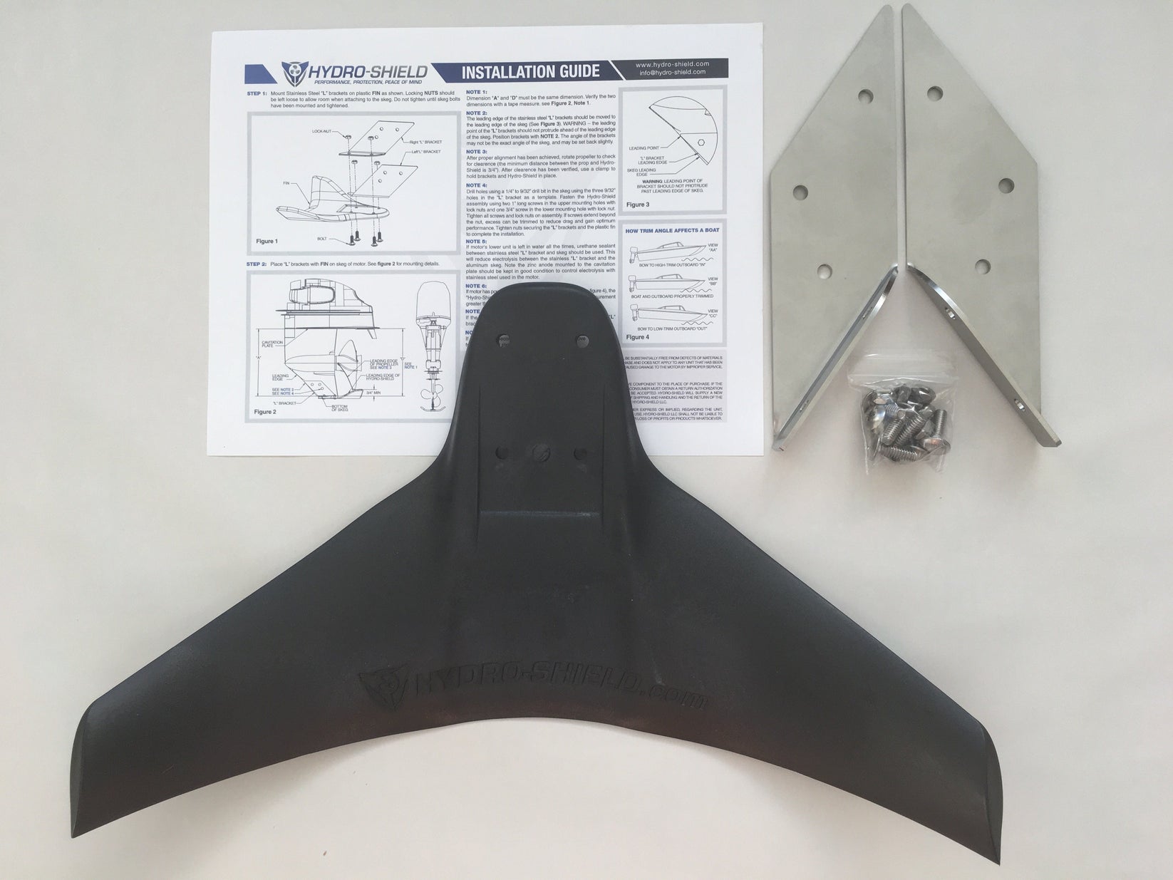 Large Size Fin: 100+ HP, Boats Greater Than 18' – Hydro-Shield