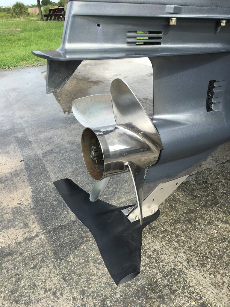 Large Size Fin: 100+ HP, Boats Greater Than 18' - Hydro-Shield